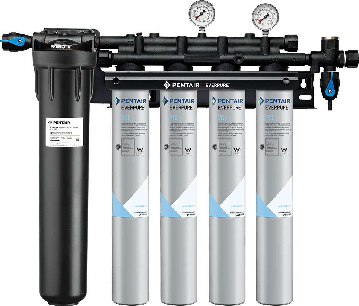 Everpure Insurice Quad PF-7SI Water Filter System EV932477 | Efilters ...